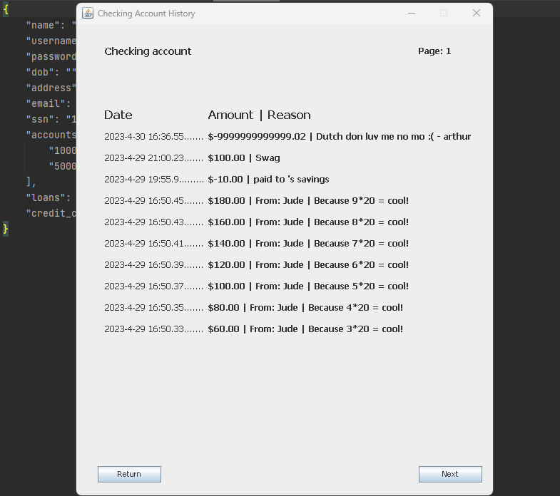 Project - Bank Application